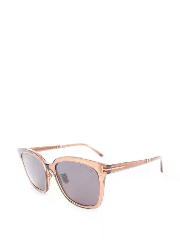 TOM FORD 2020s Square-frame Sunglasses - Neutrals