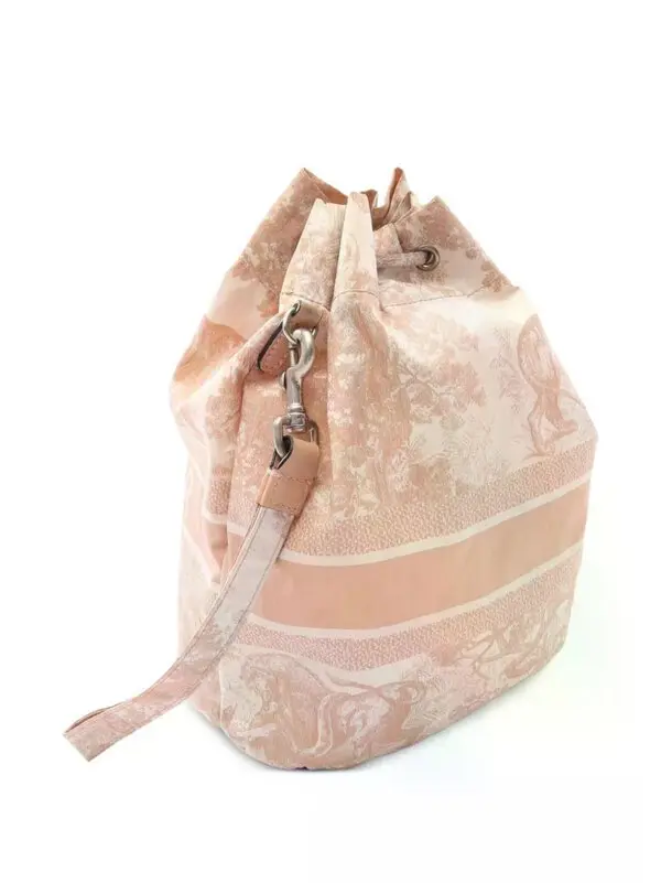 Dior Toile De Jouy Drawstring Travel Pouch