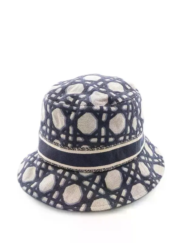 Dior 2010s D-bobby Macrocannage Bucket Hat