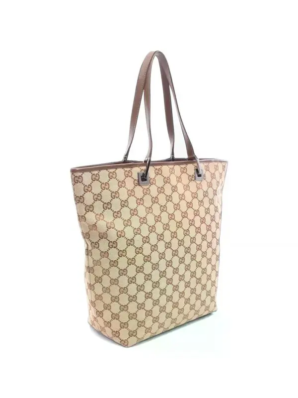 Gucci 2000s Gg Canvas Tote Bag