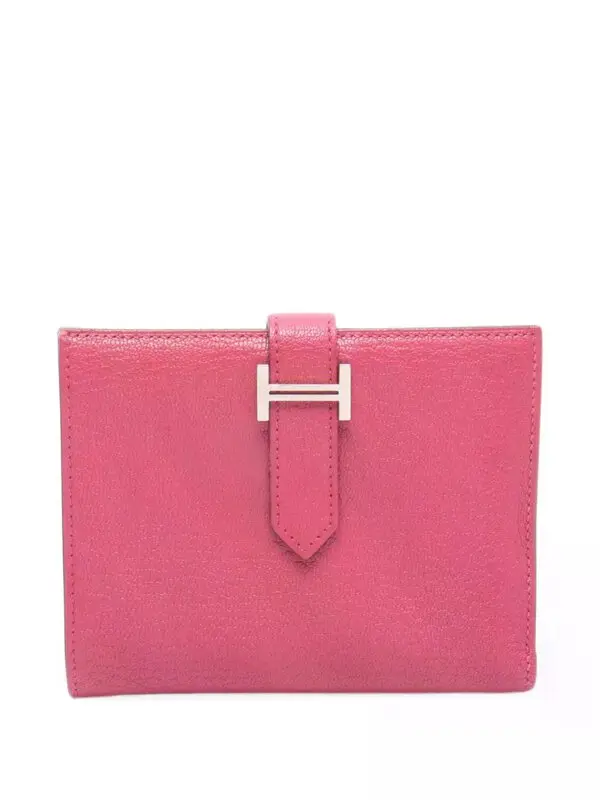 Hermès 2017 Bearn Compact Bi-fold Wallet - Pink