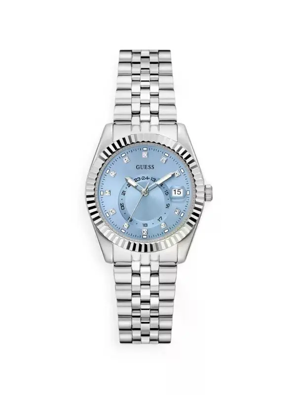 Guess Jada Silver-tone Multi-function Date Watch