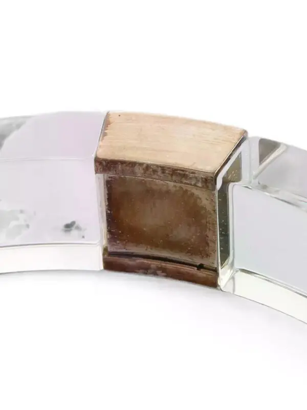 LOUIS VUITTON 2010s Nightclubber Pm Engraved-logo Bracelet