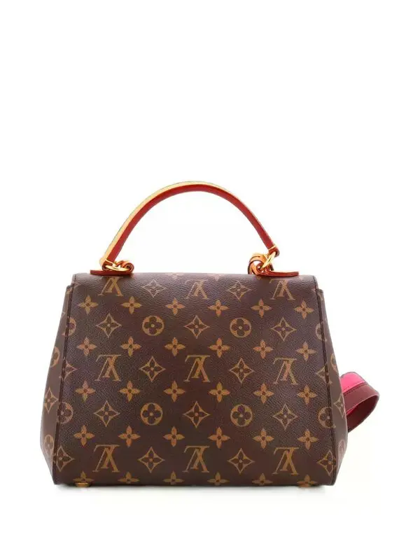 LOUIS VUITTON Cluny Top Handle Bag Monogram Canvas Bb Satchel