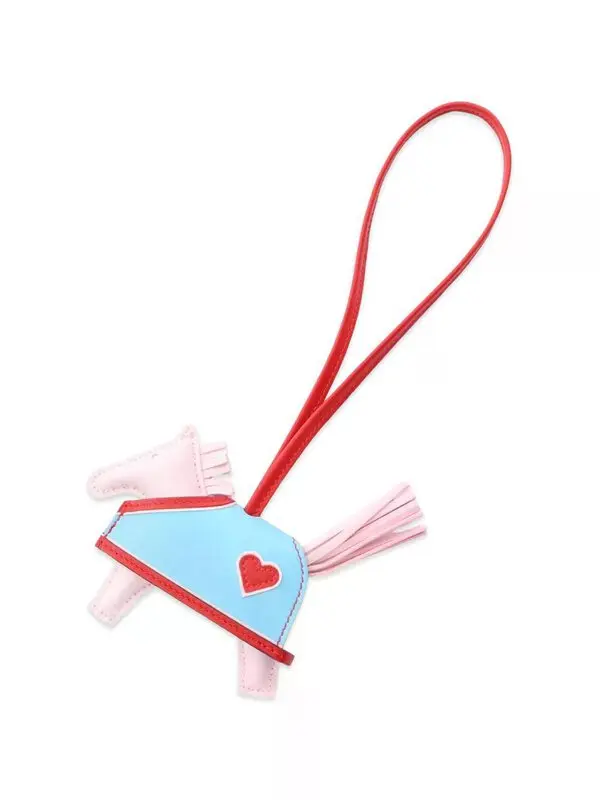 Hermès 2025 Pm Rodeo Horse Bag Charm - Pink