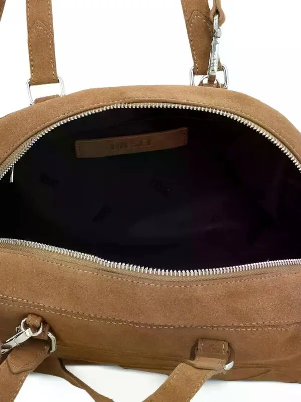 DIESEL® 1dr Suede Shoulder Bag - Brown
