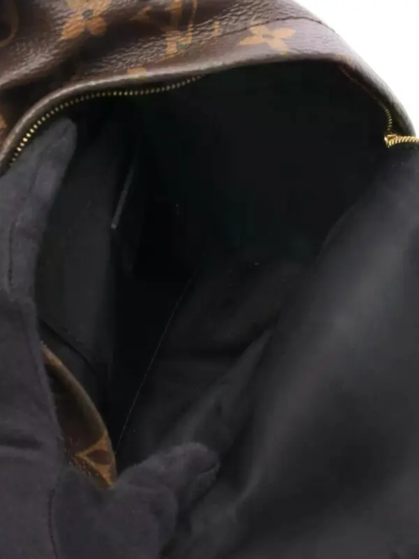 LOUIS VUITTON 2018 Palm Springs Monogram Top-handle Backpack - Brown