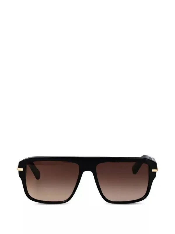 FERRAGAMO Geometric-frame Sunglasses - Black