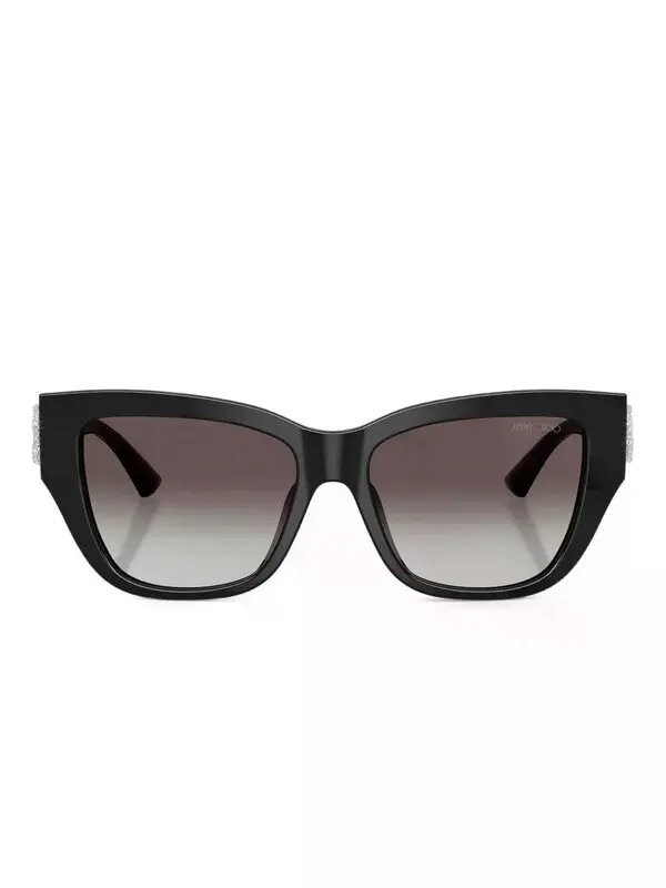 JIMMY CHOO Crystal-embellished Cat-eye Sunglasses
