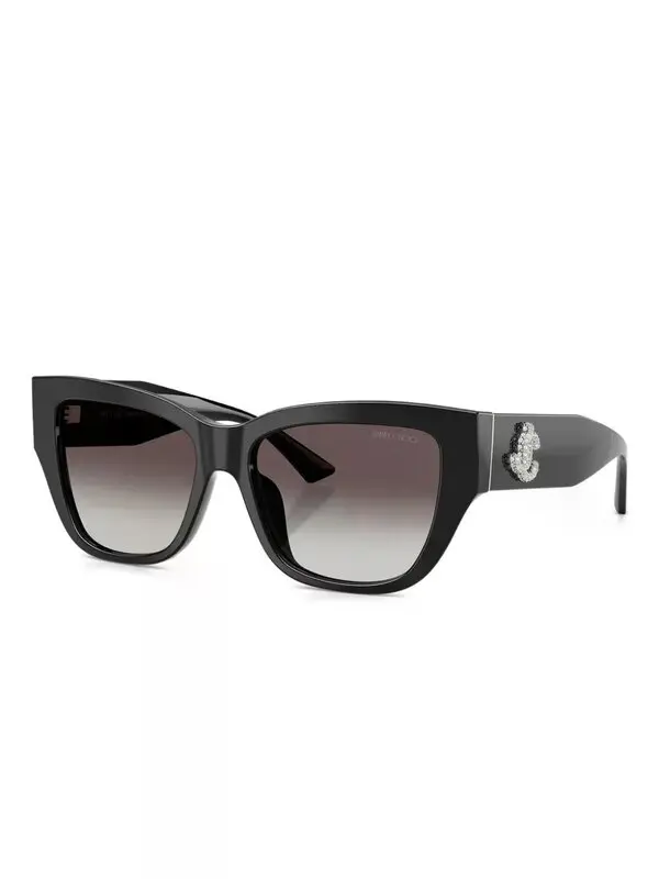 JIMMY CHOO Crystal-embellished Cat-eye Sunglasses