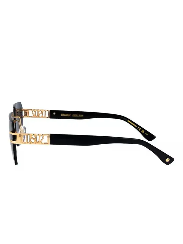 Dsquared2 Logo-detail Geometric Sunglasses