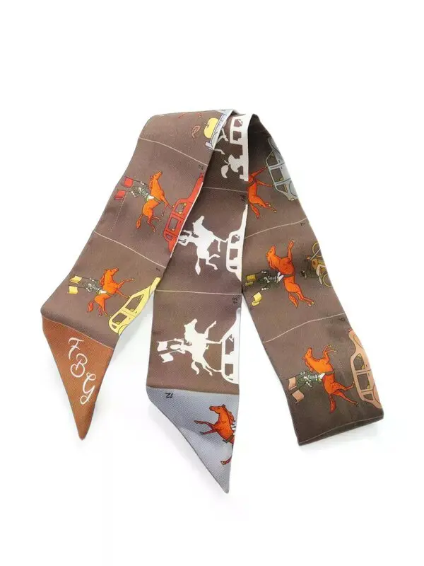 Hermès 2000s Parade Twilly Scarf