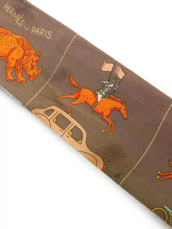 Hermès 2000s Parade Twilly Scarf