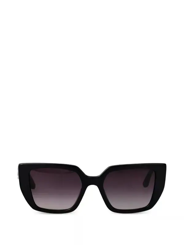 Karl Lagerfeld Logo-plaque Geometric-frame Sunglasses