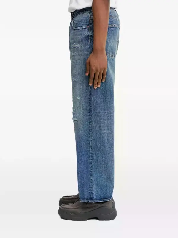 BEAMS Distressed-effect Jeans