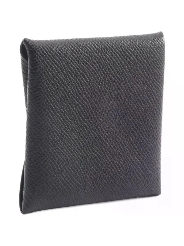 Hermès Bastia Epsom Coin Purse - Black