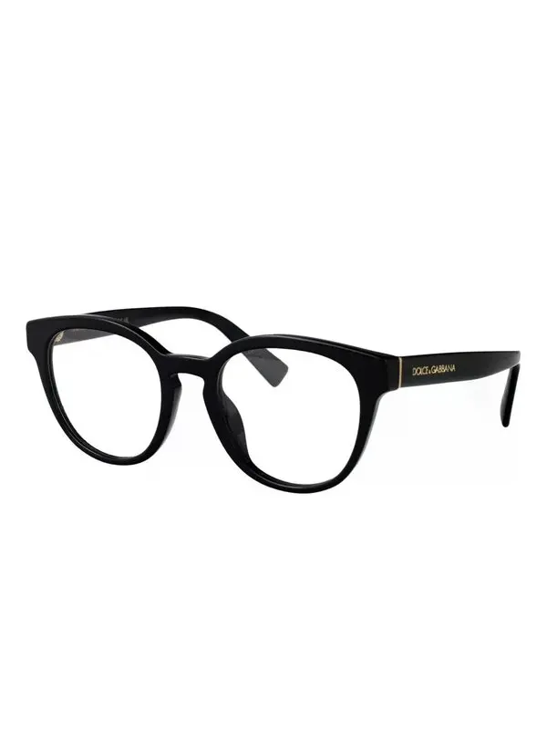 Dolce & Gabbana Acetate Round-frame Glasses