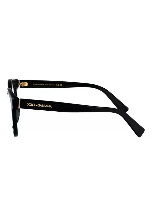Dolce & Gabbana Acetate Round-frame Glasses