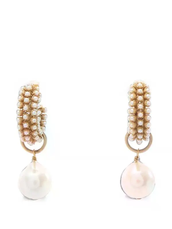 Dior 2010s D-renaissance Hoop Earrings - Gold