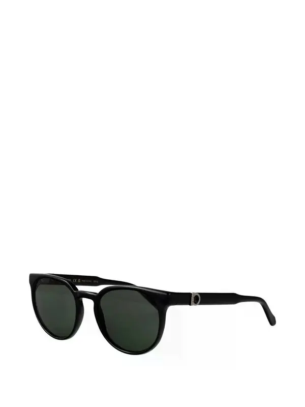 FERRAGAMO Gancini Round-frame Sunglasses - Black