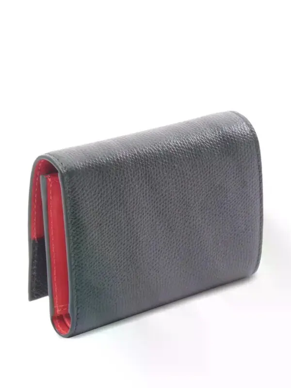 CHRISTIAN LOUBOUTIN 2020s Mooncrest Trifold Wallet - Black