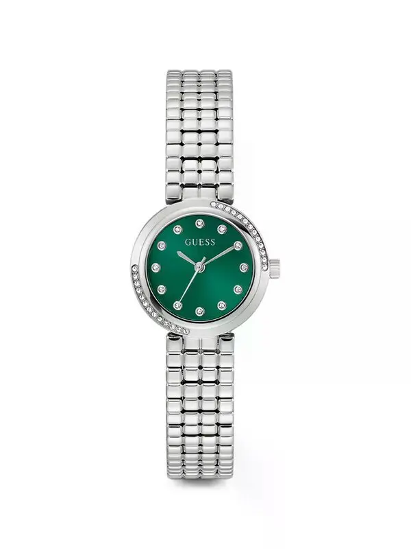 Guess Silver-tone Analog Watch