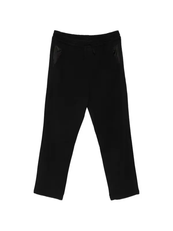 Premiata Logo-patch Drawstring Track Pants - Black