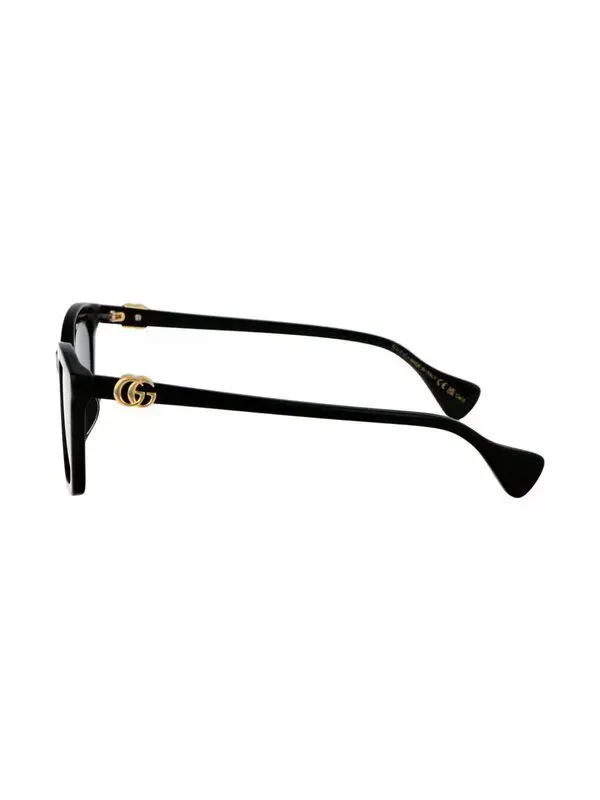 Gucci Logo-plaque Square-frame Sunglasses