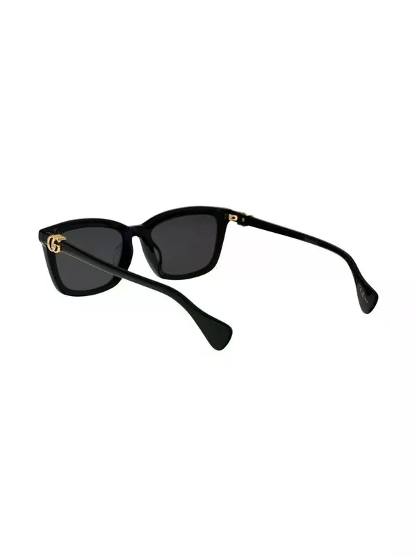 Gucci Logo-plaque Square-frame Sunglasses