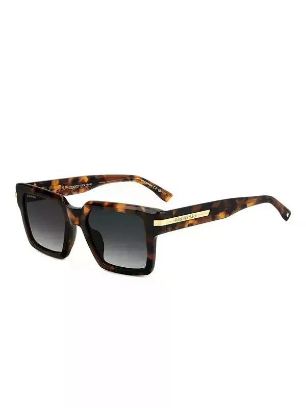 Dsquared2 Tortoiseshell Square-frame Sunglasses