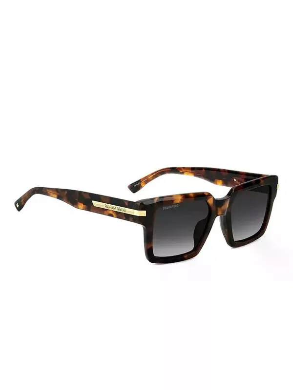 Dsquared2 Tortoiseshell Square-frame Sunglasses