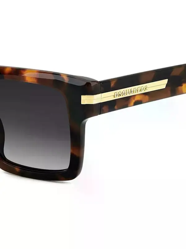 Dsquared2 Tortoiseshell Square-frame Sunglasses