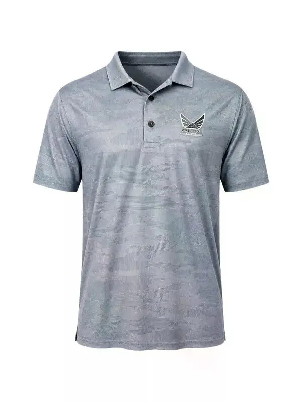PUMA Volition Signature Logo-print Polo Shirt - Grey