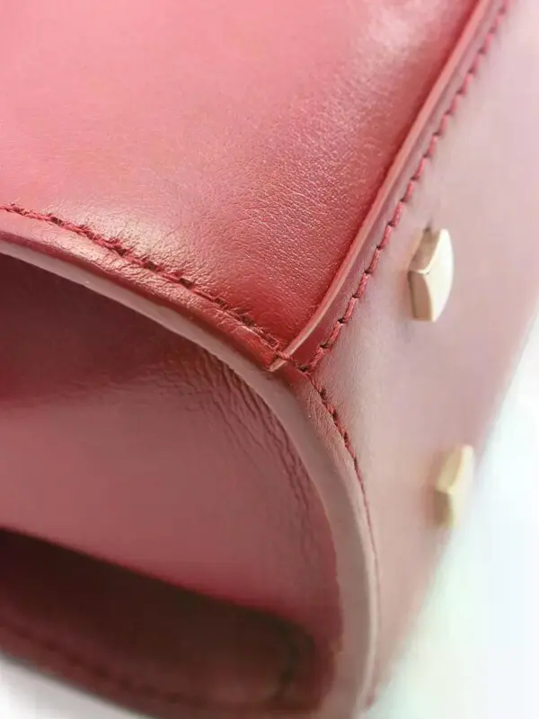 Delvaux 2010s Pm Tempête Two-way Handbag - Red