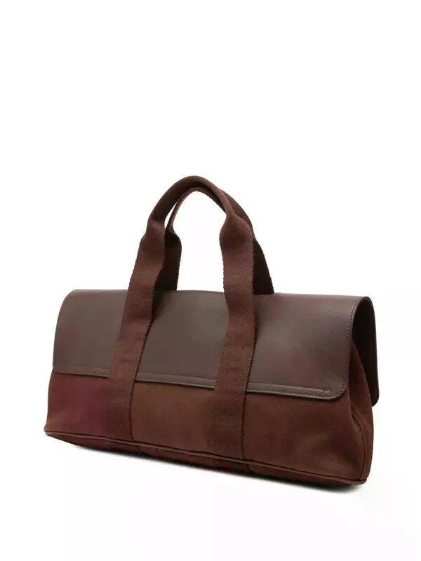 Hermès Toile And Swift Valparaiso Long Mm Handbag - Brown
