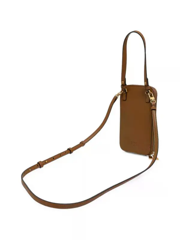 Pinko Love Birds Leather Phone Bag