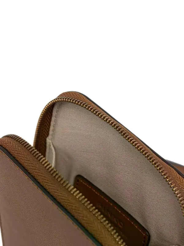 Pinko Love Birds Leather Phone Bag