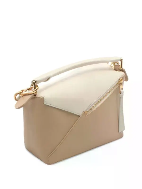 Loewe 2010s Small Puzzle Edge Tote Bag - Neutrals