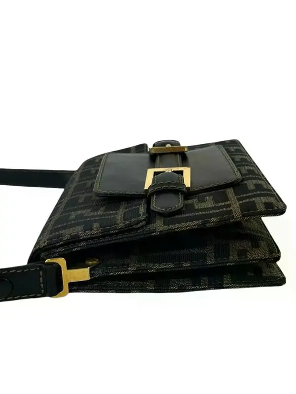 Fendi 20th Century Zucca Canvas Shoulder Bag
