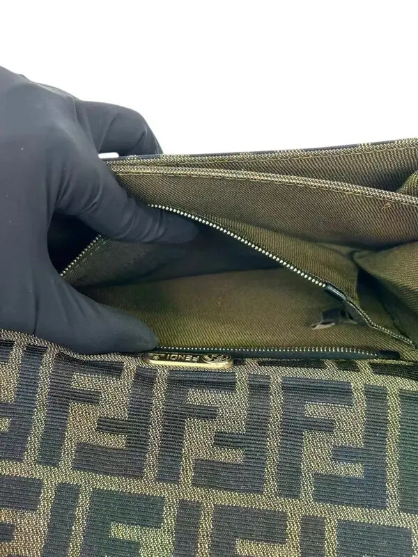 Fendi 20th Century Zucca Canvas Shoulder Bag