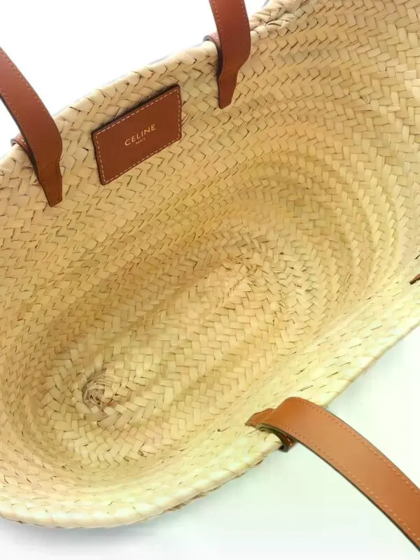 Celine Classic Panier Woven Shoulder Bag
