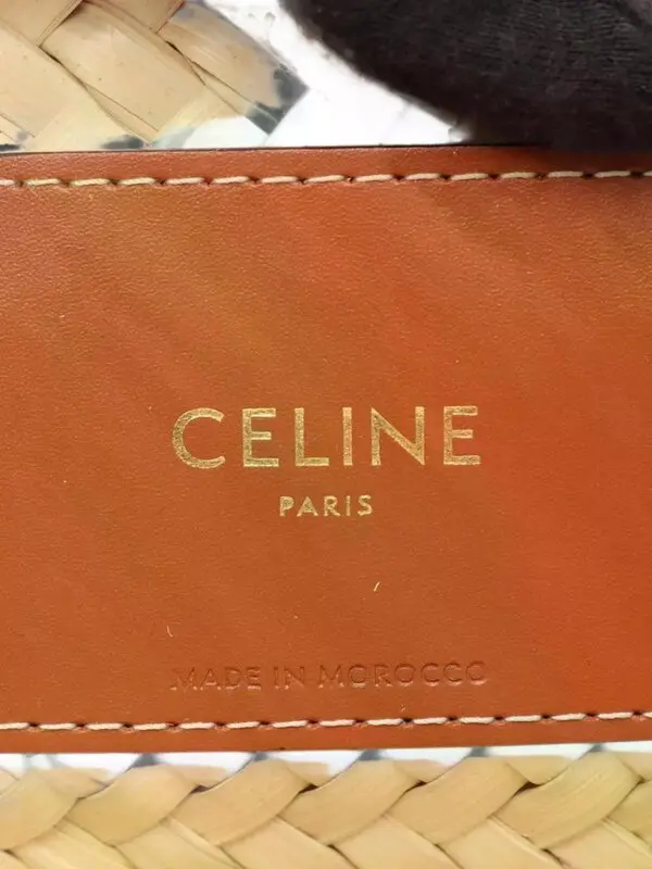 Celine Classic Panier Woven Shoulder Bag