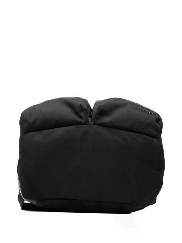 Burberry Nylon And Leather Trimmed Backpack