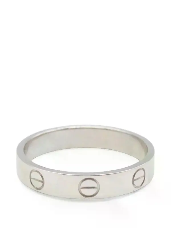 Cartier 2010s Mini Love Ring - Silver
