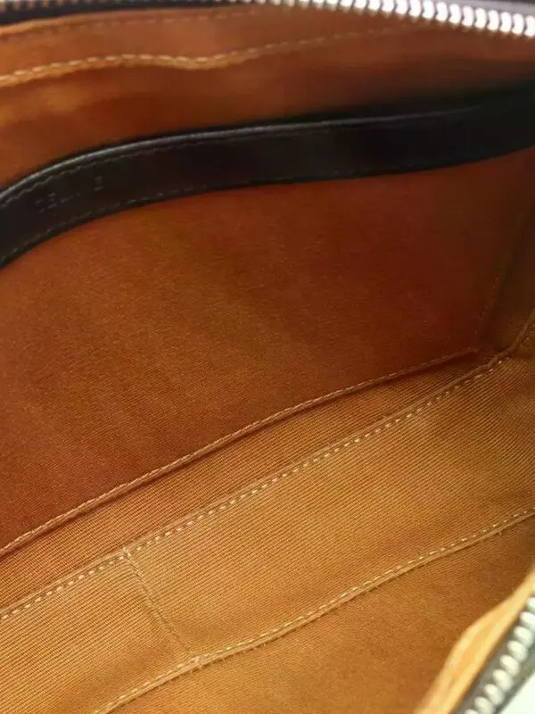 Celine 2000s Triomphe Messenger Bag - Brown
