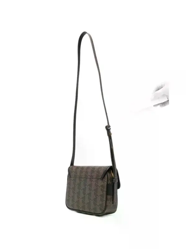 Lacoste Monogram-print Buckle-fastening Shoulder Bag