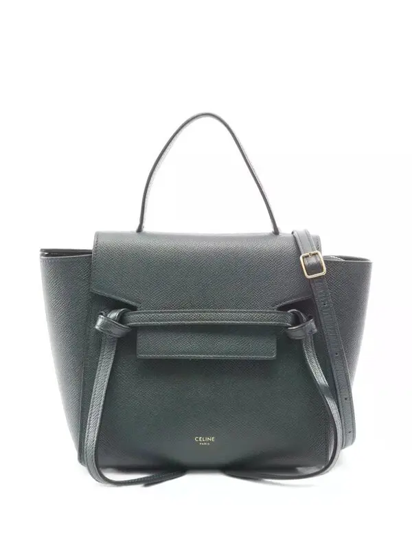 Celine 2000s Nano Belt Bag Two-way Handbag - Green
