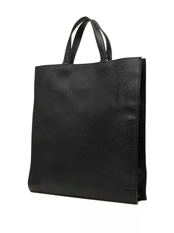 Gucci 2000-2015 Grained Calfskin Web Vertical Tote Satchel