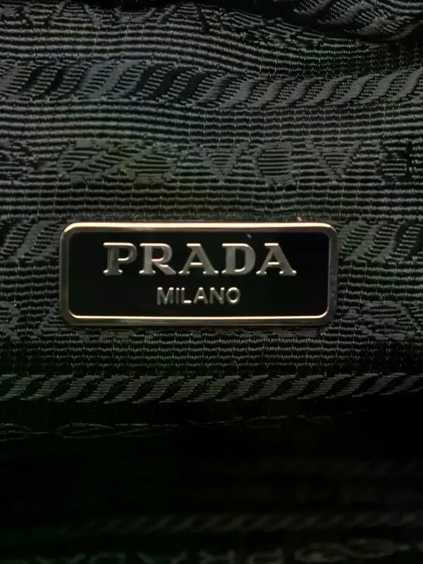 Prada 2013-2026 Saffiano Trimmed Re Nylon Travel Pouch