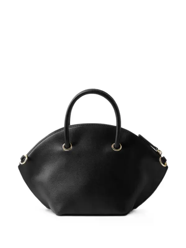 Claudie Pierlot Smooth Leather Handbag With Gold-tone Hardware
